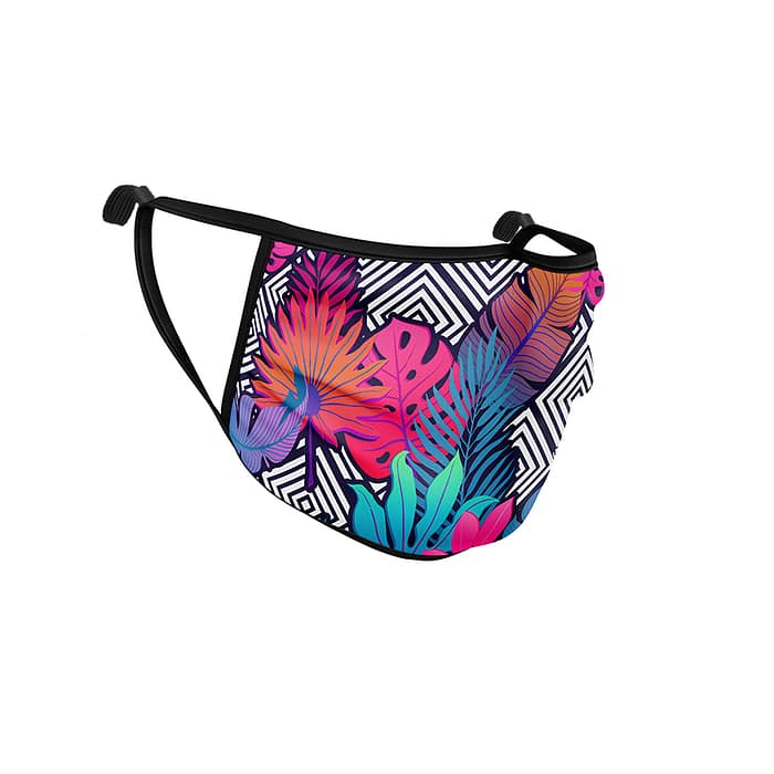 Ibiza Party Print Face Mask - Urban Shield - urbanshieldfacemasks.com